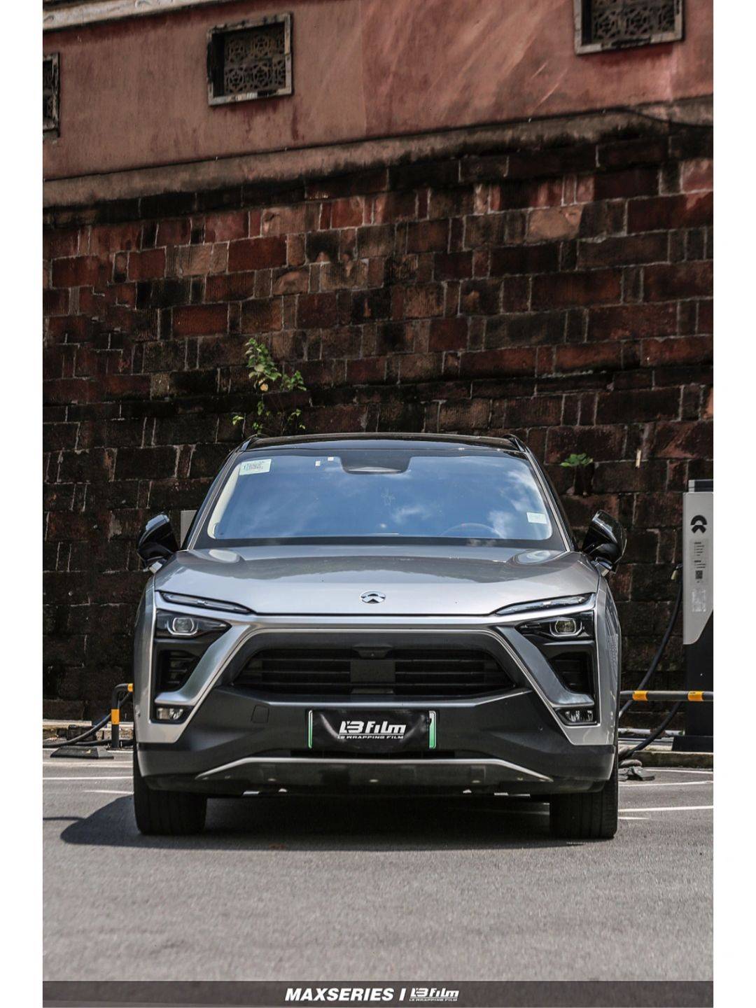 蔚来ES6-LB改色膜液态金属铝水银，整体的科技感与生活完美契合_搜狐汽车_搜狐网