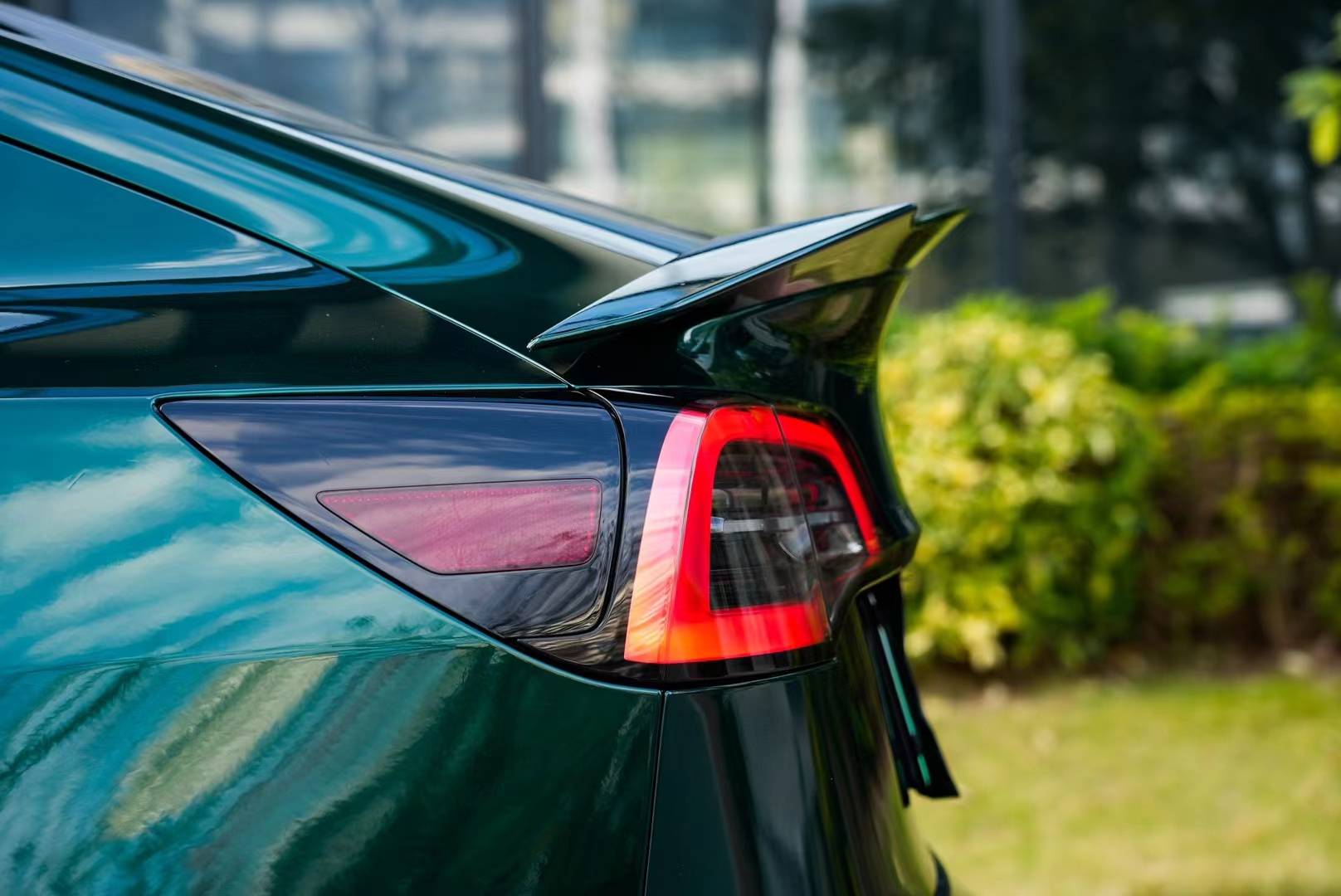 特斯拉Model3-EK改色膜雾淞绿,森绿色真的好耐看_搜狐汽车_搜狐网