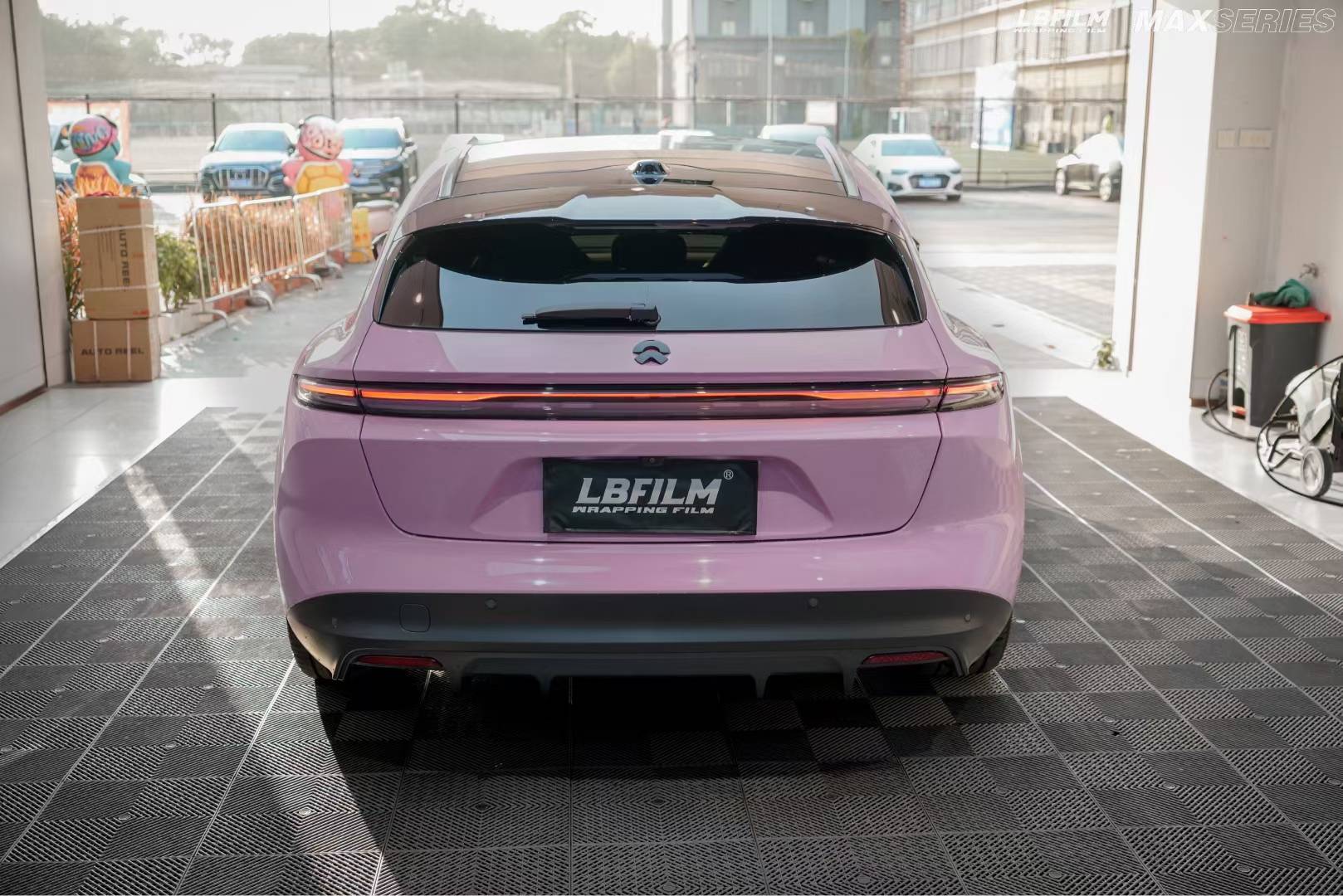 蔚来ET5-LB白桃乌龙粉，粉粉嫩嫩都爱_搜狐汽车_搜狐网