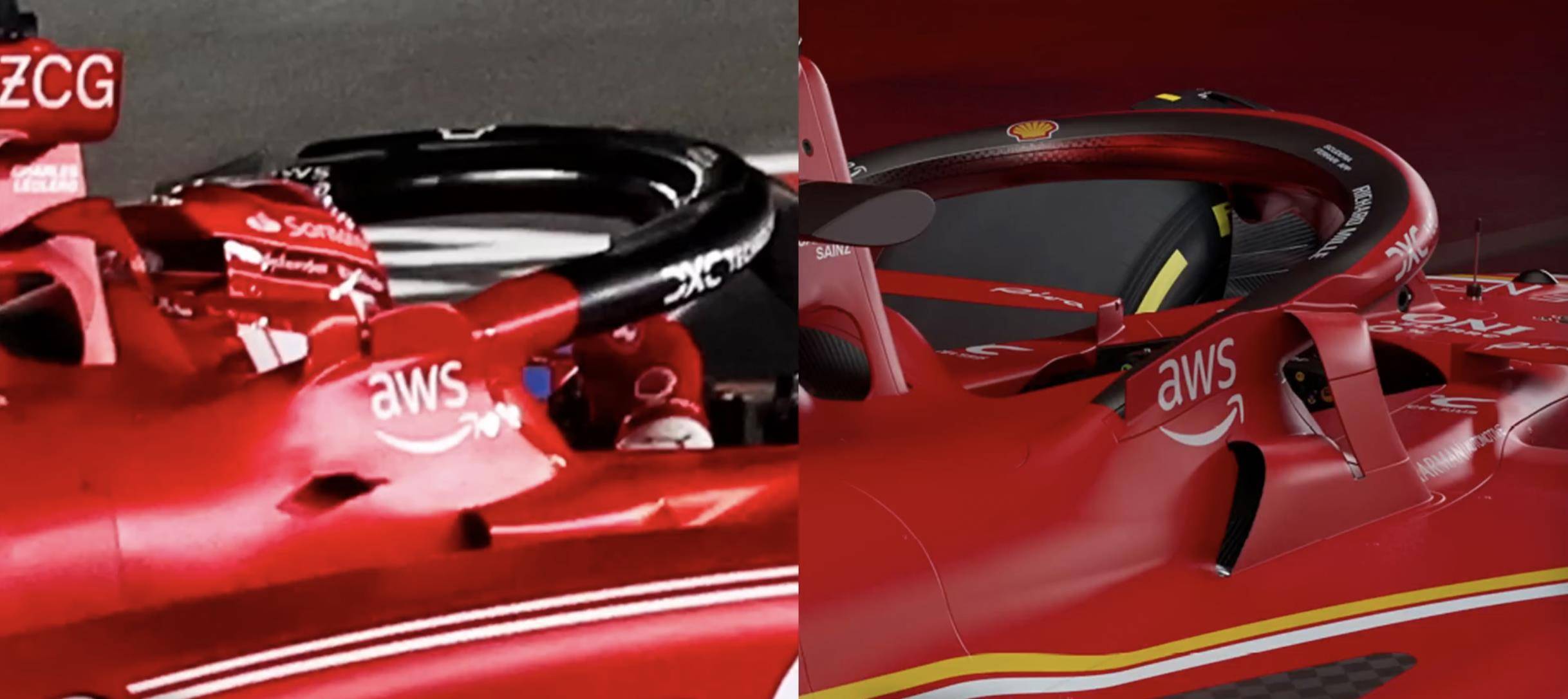 F1颜值强迫症：法拉利SF24与SF23有哪些区别_搜狐汽车_搜狐网