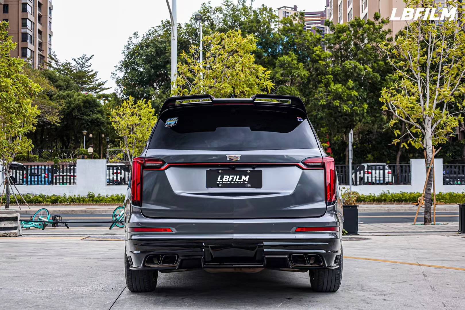 凯迪拉克XT6-LB改色膜超亮金属钨钢，非常有绅士风度_搜狐汽车_搜狐网