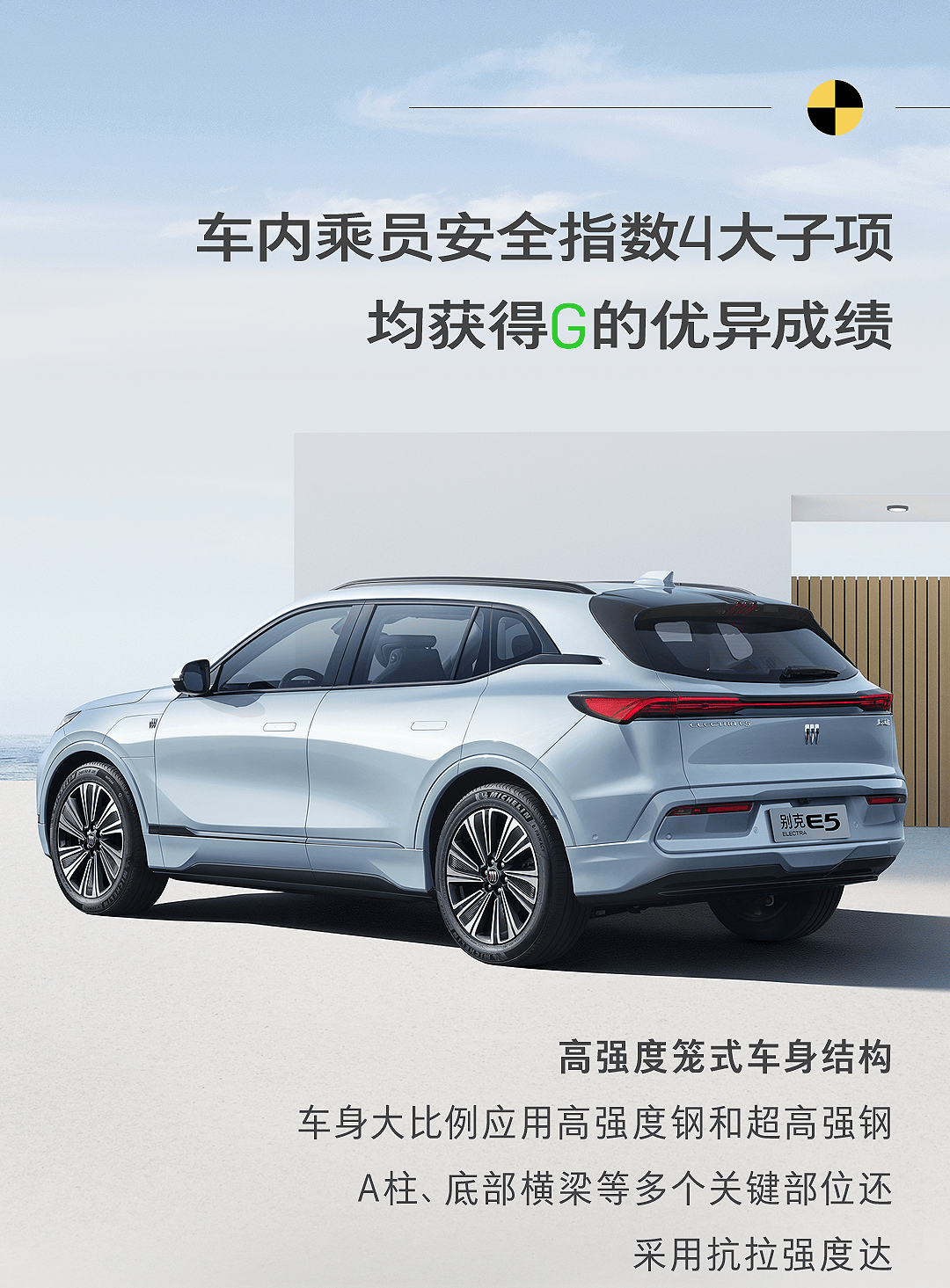 别克ELECTRA E5荣获中保研C-IASI安全碰撞测试全优评级_搜狐汽车_搜狐网