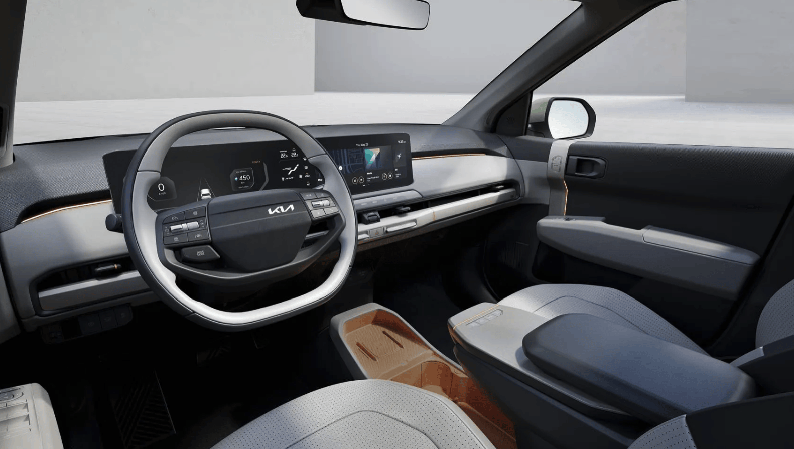 起亚发布全新小型纯电SUV——EV3，纯电续航约600公里_搜狐汽车_搜狐网