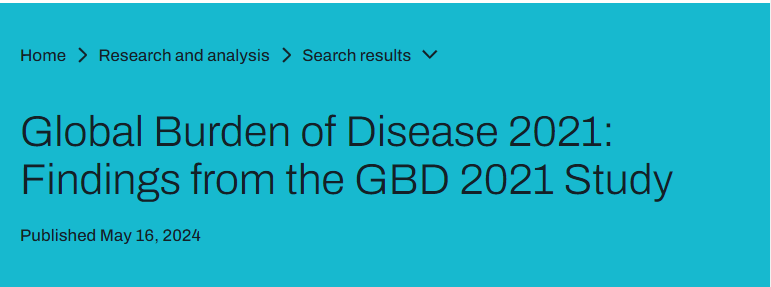 什么是全球疾病负担数据（GBD)！最新版2021年数据，我们可以拿来发SCI论文吗_相关研究_风险_包括