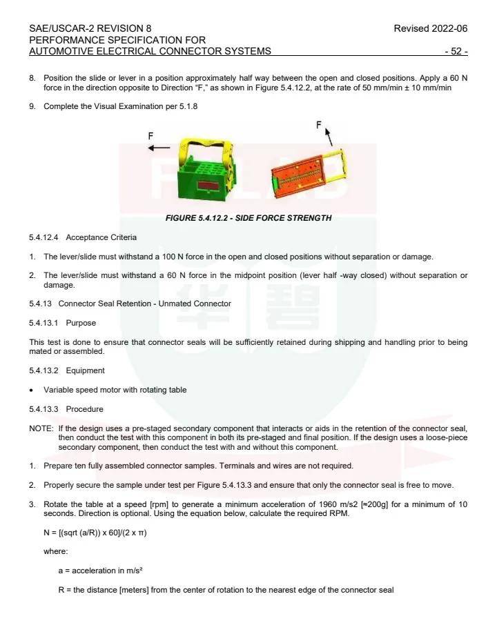 每个连接器人都知道的USCAR-2标准，SAE/USCAR-2 REBISION 8，美系汽车连接器_搜狐汽车_搜狐网