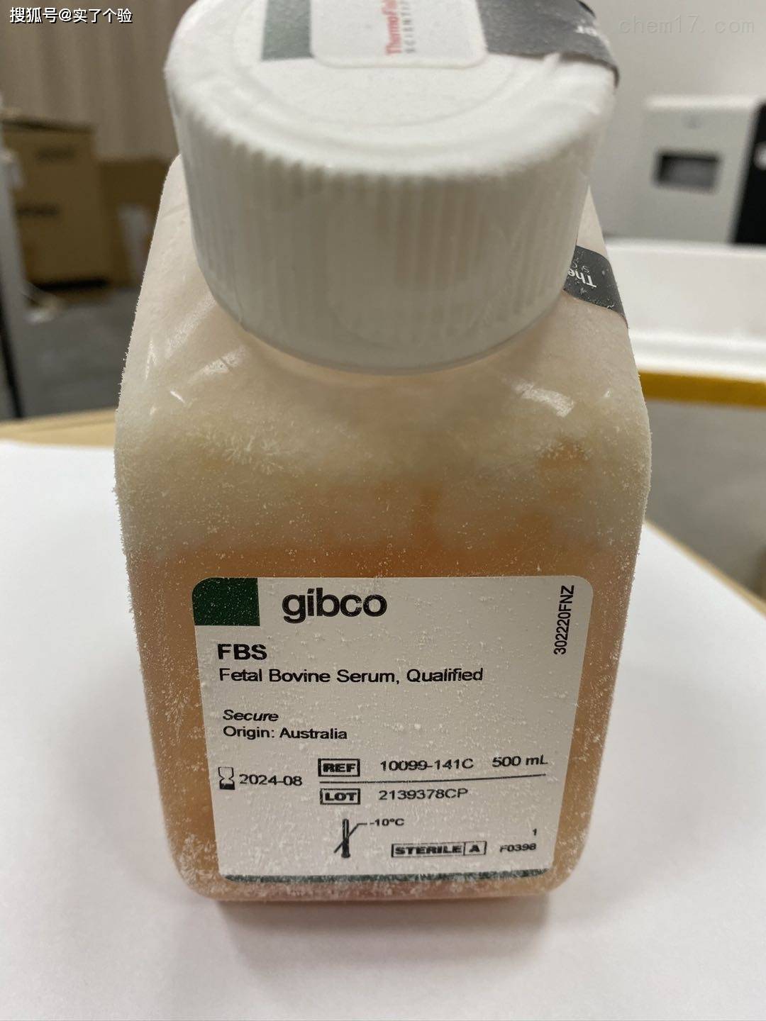 Gibco 胎牛血清_实验_细胞_产品