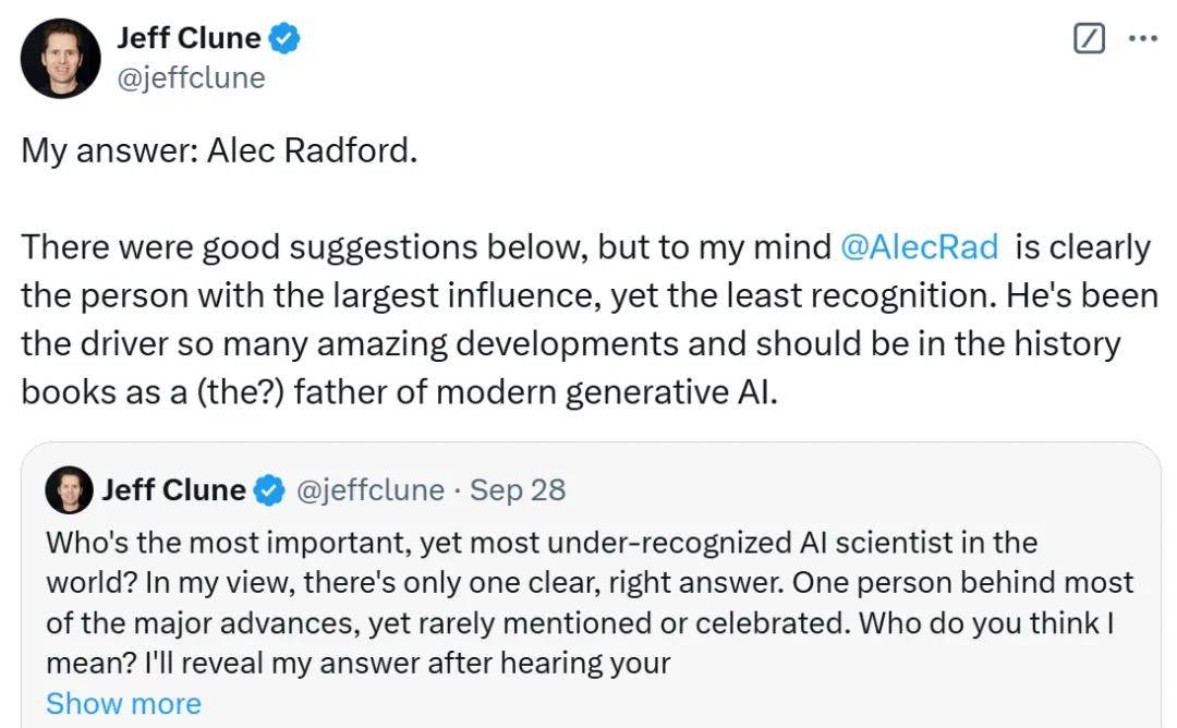 刚刚，OpenAI元老级研究员Alec Radford离职，他主导了GPT-1、GPT-2的研发_手机搜狐网