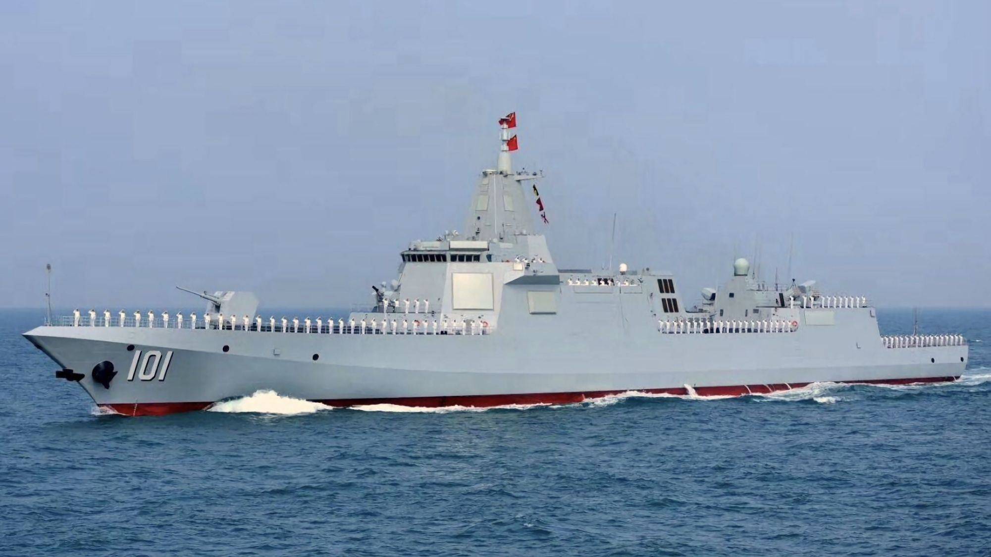 一批次8艘055大驱即将入役，仅耗时3年破纪录，即将服役南海舰队_型驱逐舰_我国_海军