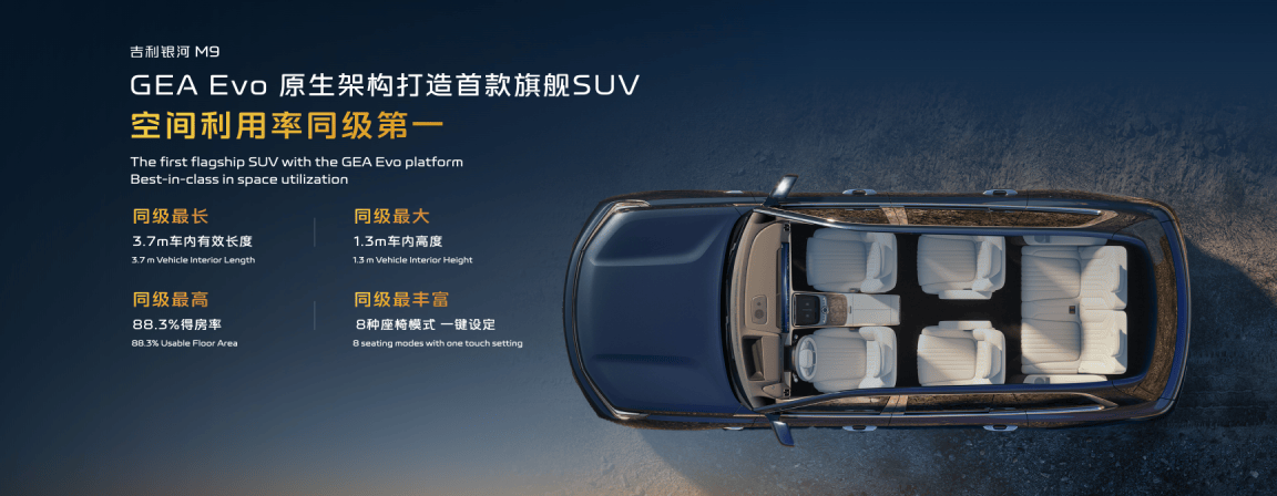 六座SUV+续航1500km！吉利银河M9米兰亮相！_搜狐汽车_搜狐网