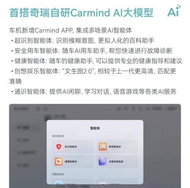 星途EXEED OS 2.7.0正式上线：搭载自研Carmind AI大模型_搜狐汽车_搜狐网