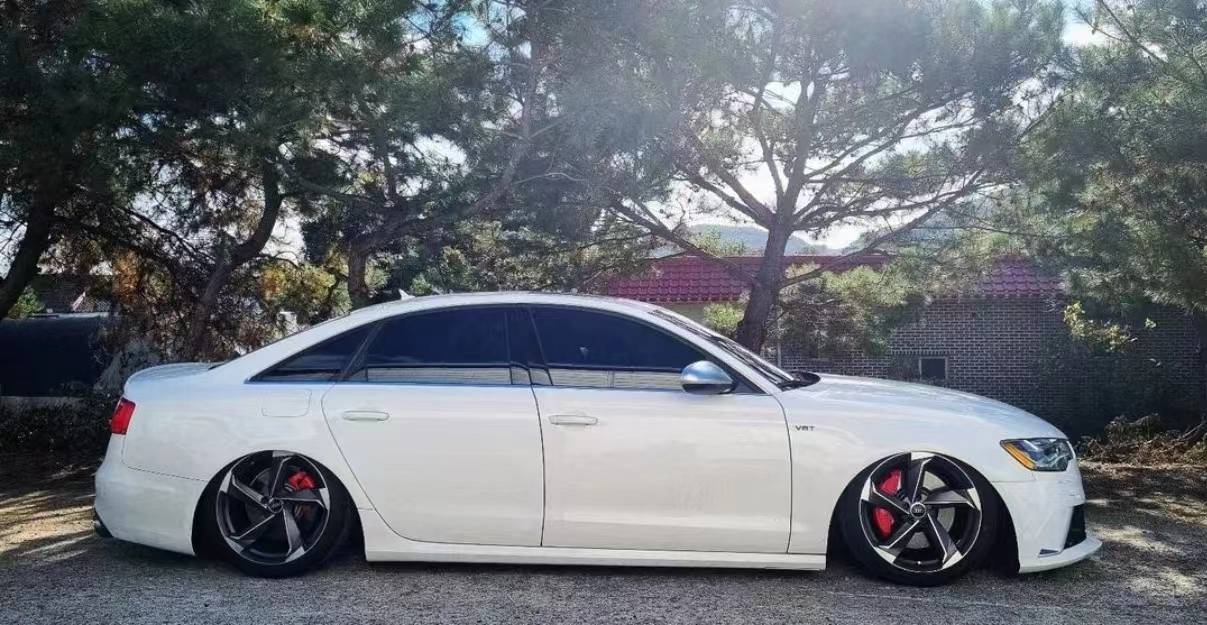 奥迪A5改装AIRBFT气动避震低趴姿态案例_搜狐汽车_搜狐网