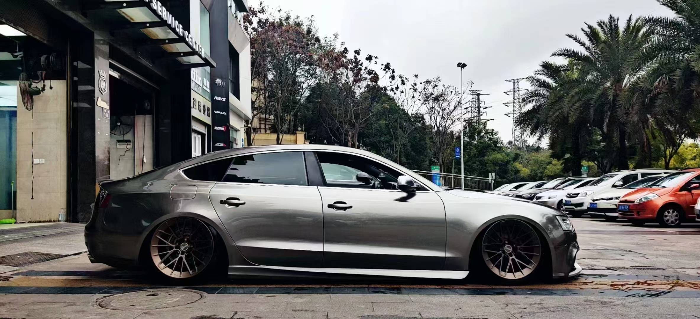 气动美学：奥迪A5的AIRBFT避震改装秀_搜狐汽车_搜狐网