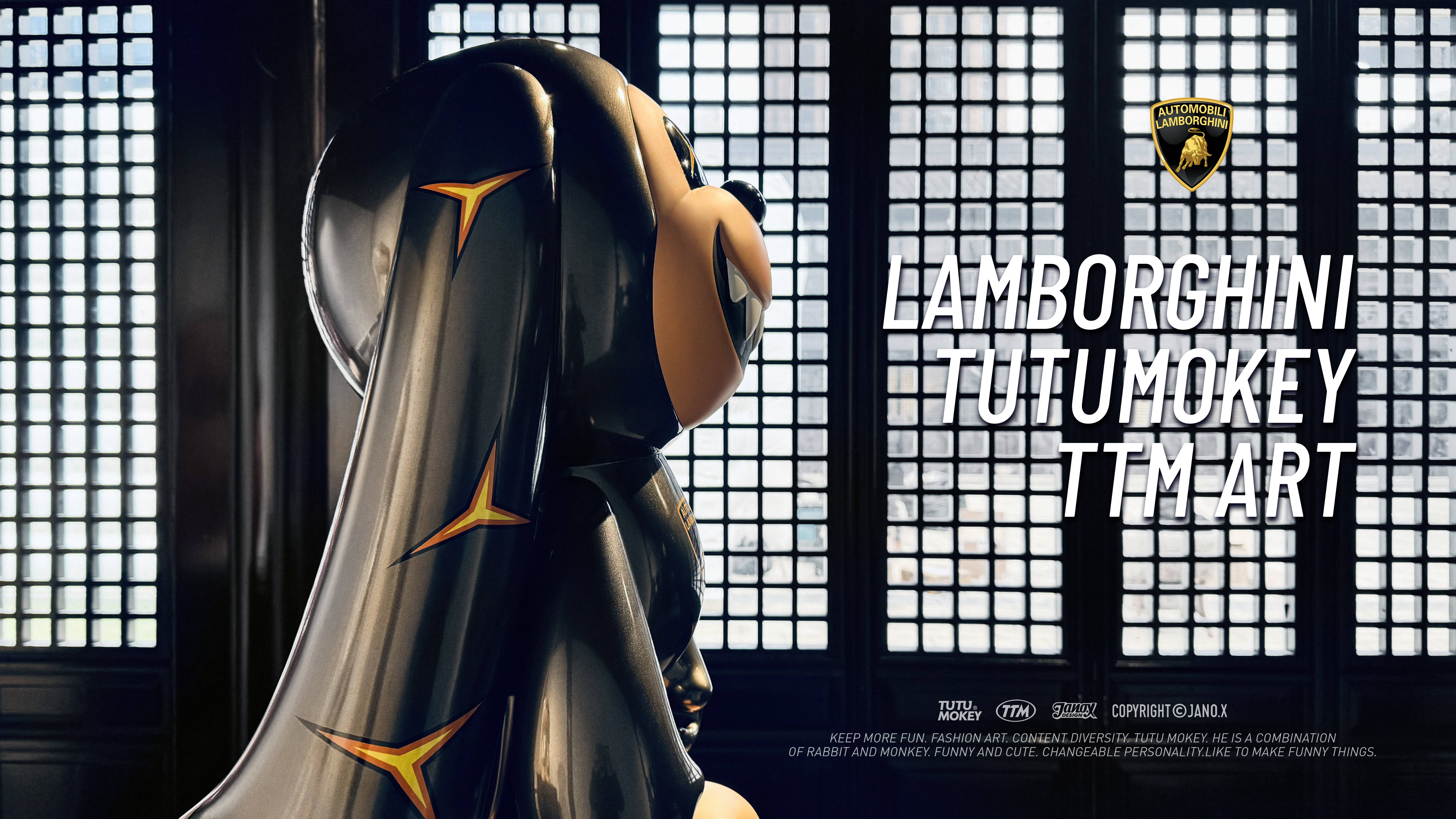 魔性与天真可爱的完美结合：探索TUTUMOKEY兰博基尼款艺术潮玩作品。_搜狐汽车_搜狐网