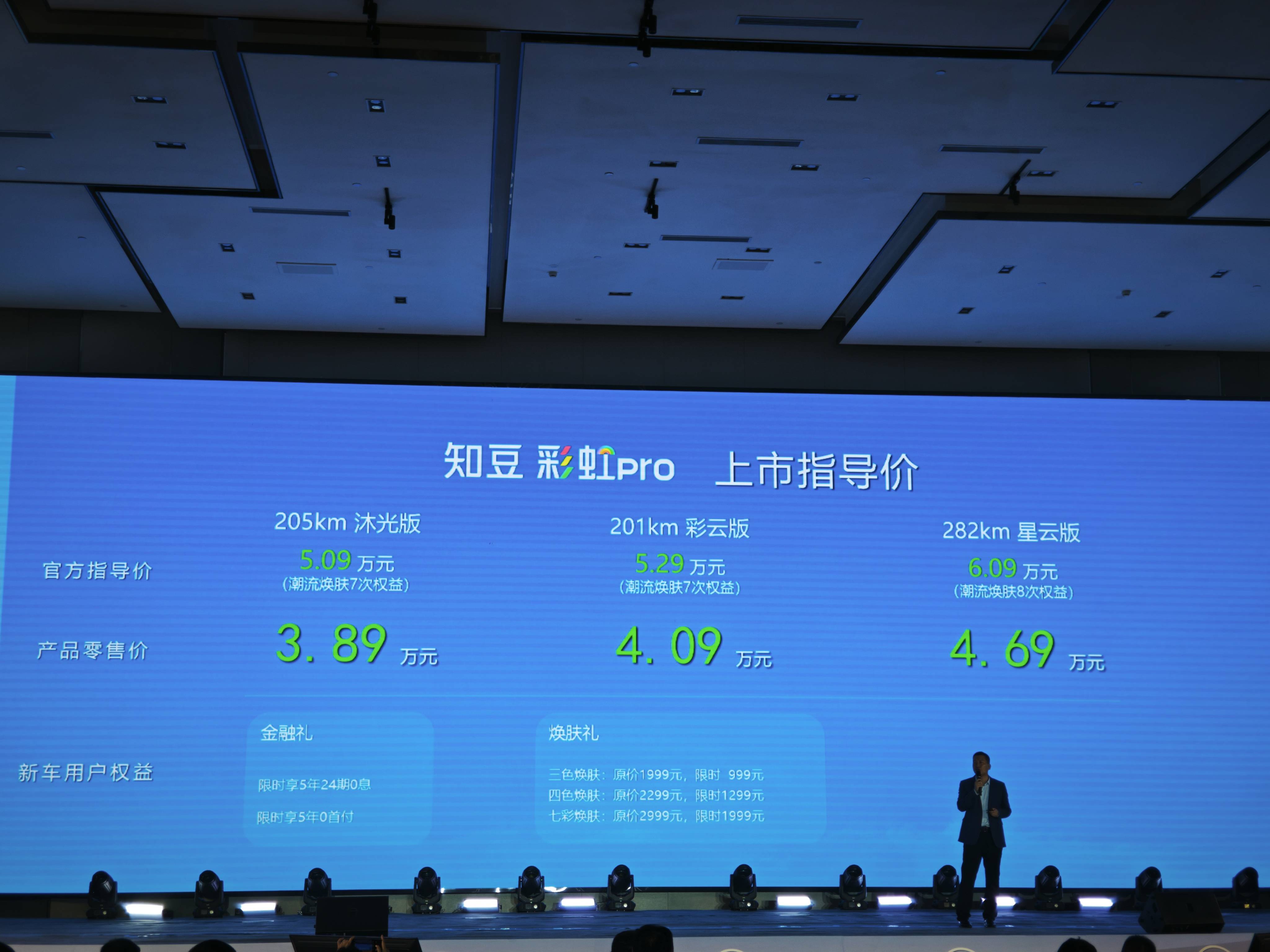 知豆彩虹PRO上市 售价3.89-4.69万元_搜狐汽车_搜狐网