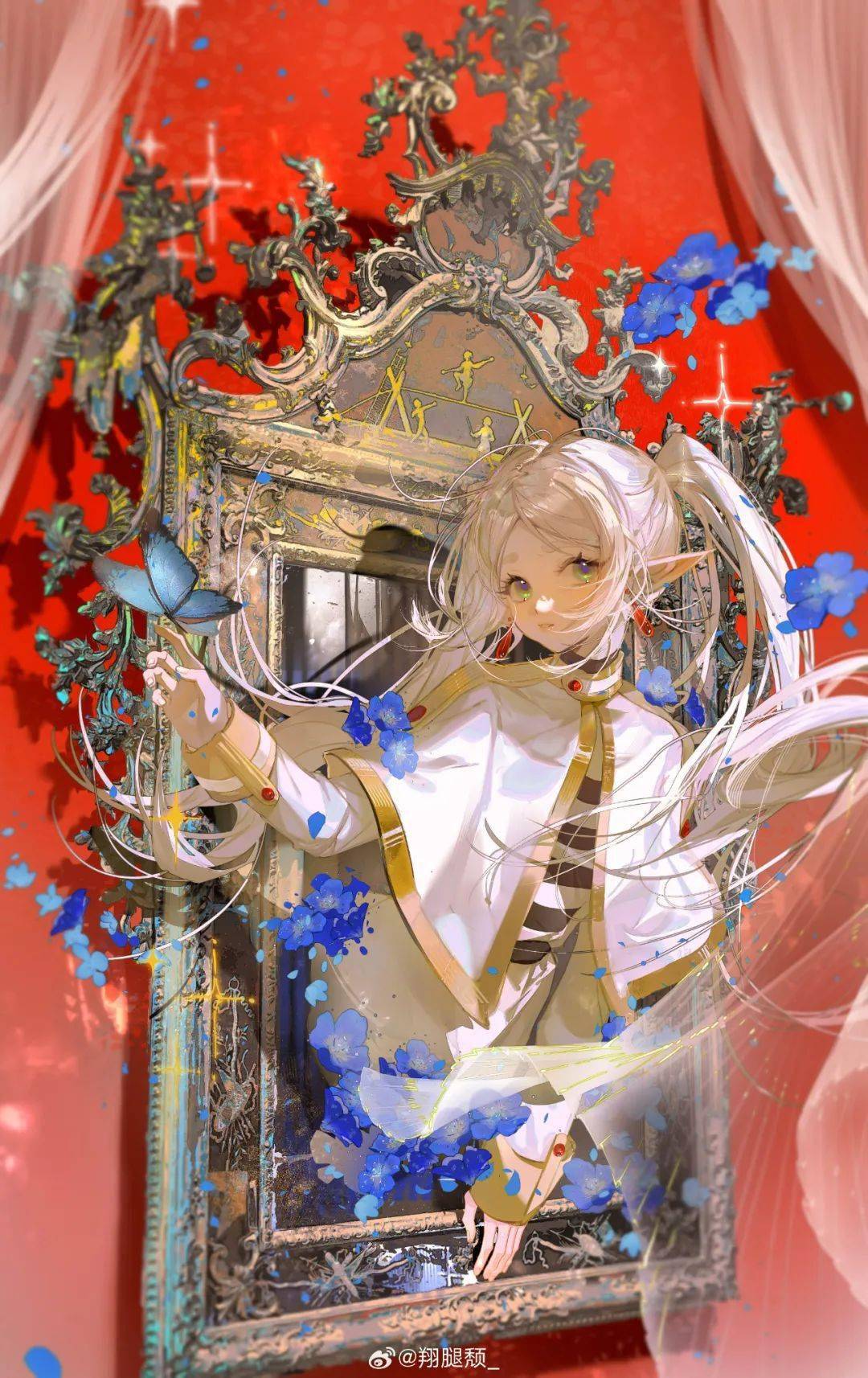 擦边还是还原？成人展coser当众表演“溶衣”名场面，芙莉莲 变"福利莲"引官方硬气回应-7.GAME_微博_Fanza_内容