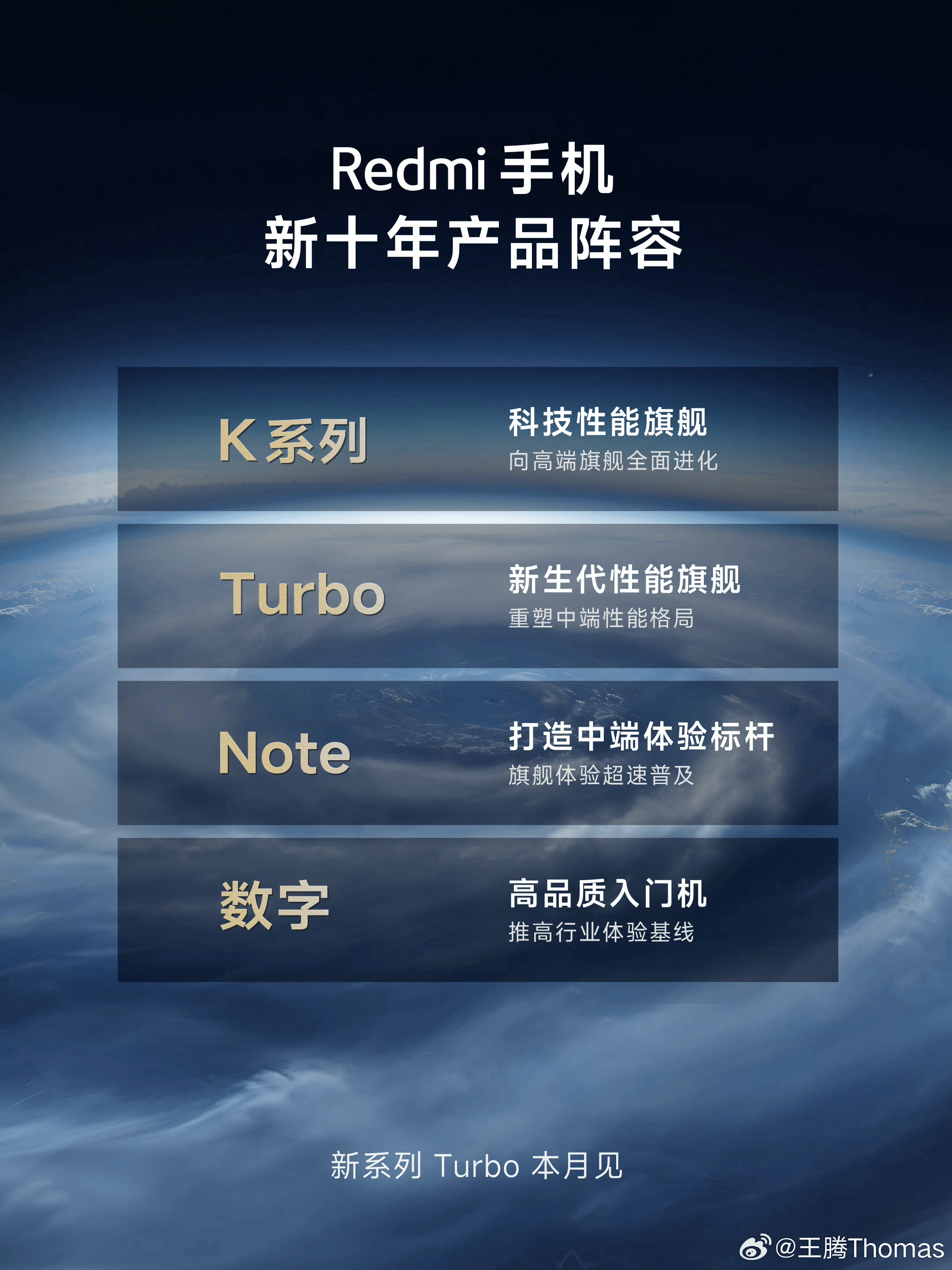 Turbo 3官宣！Redmi不想再做小米的“副牌”？_Note_系列_机型