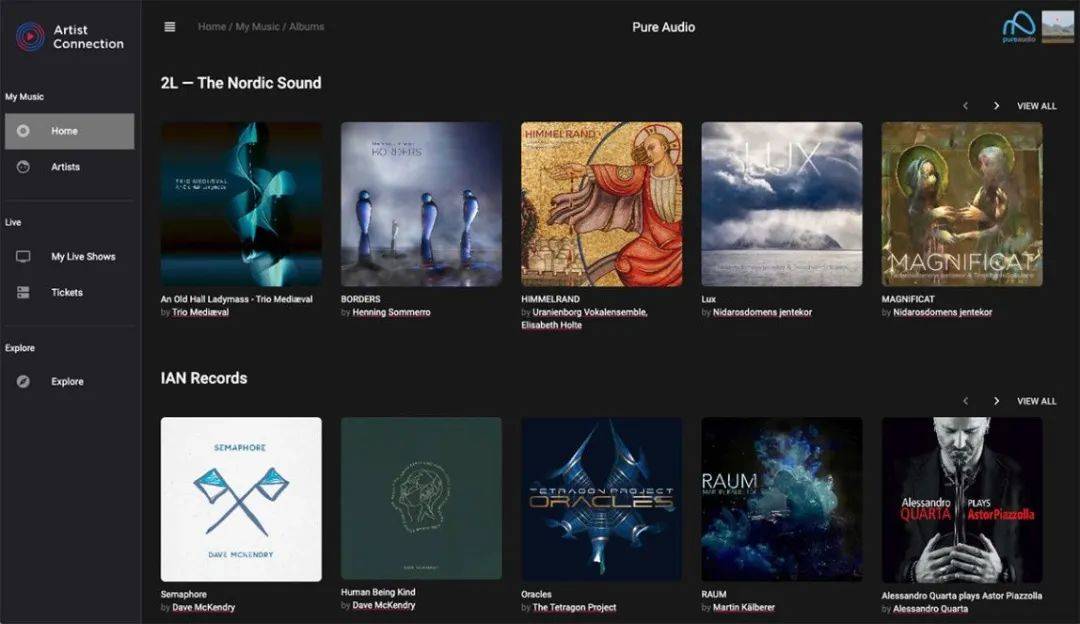 Pure Audio 将高分辨率和沉浸式录音带入流媒体_音频_服务_音乐