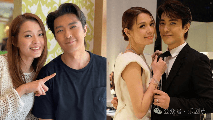 TVB长脚蟹女神吕慧仪与张景淳官宣恋情？戴情侣戒指甜蜜背后抱，如胶似漆太腻歪_袁伟豪_徐小凤_龚水