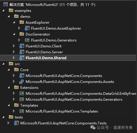 微软官方开源免费的Blazor UI组件库 - Fluent UI Blazor_Web_项目_地址