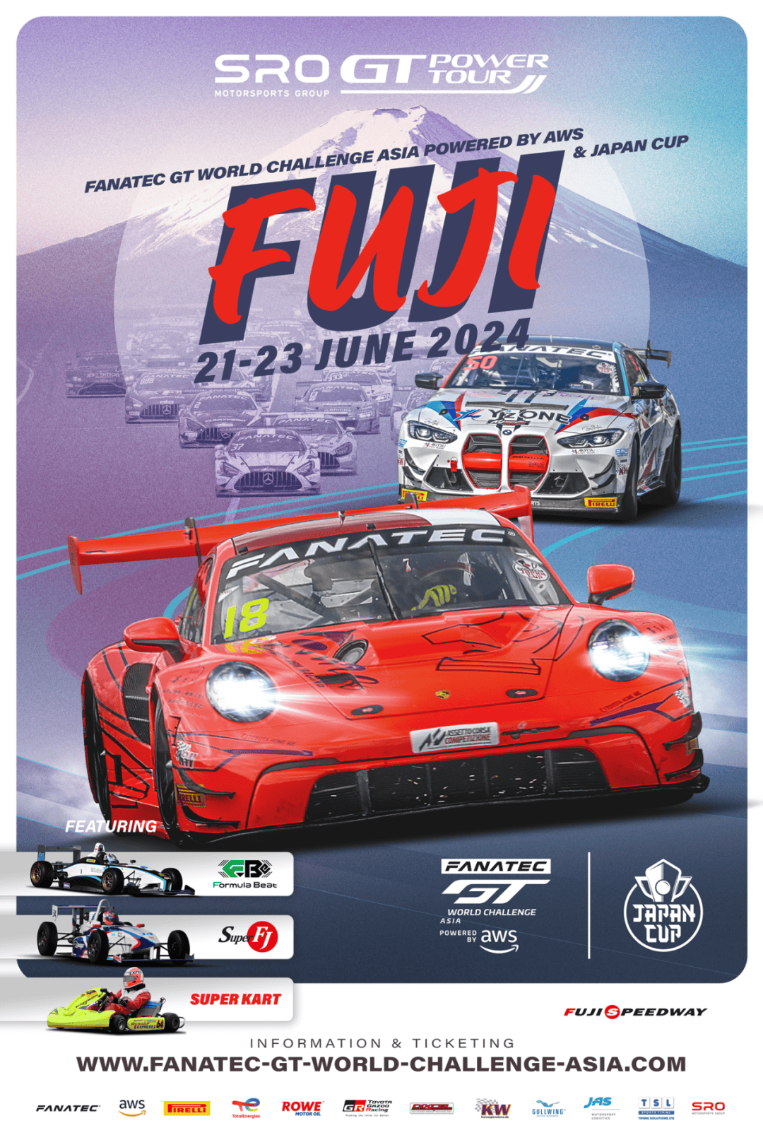 竞逐富士山下 GTWC亚洲杯打响新一轮战役_国际赛车场_比赛_赛事