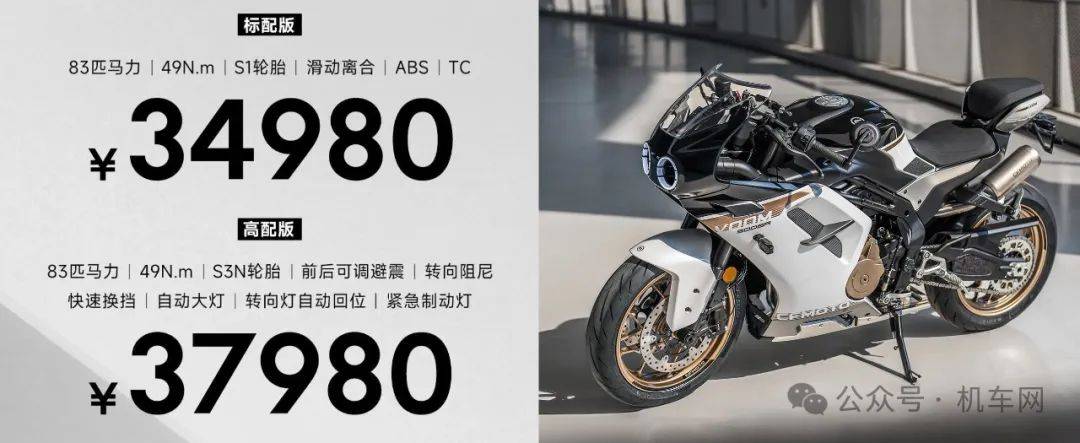 34980元，500SR上市！春风还有V4 1000SR、三缸675SR、双缸250SR-R_搜狐汽车_搜狐网