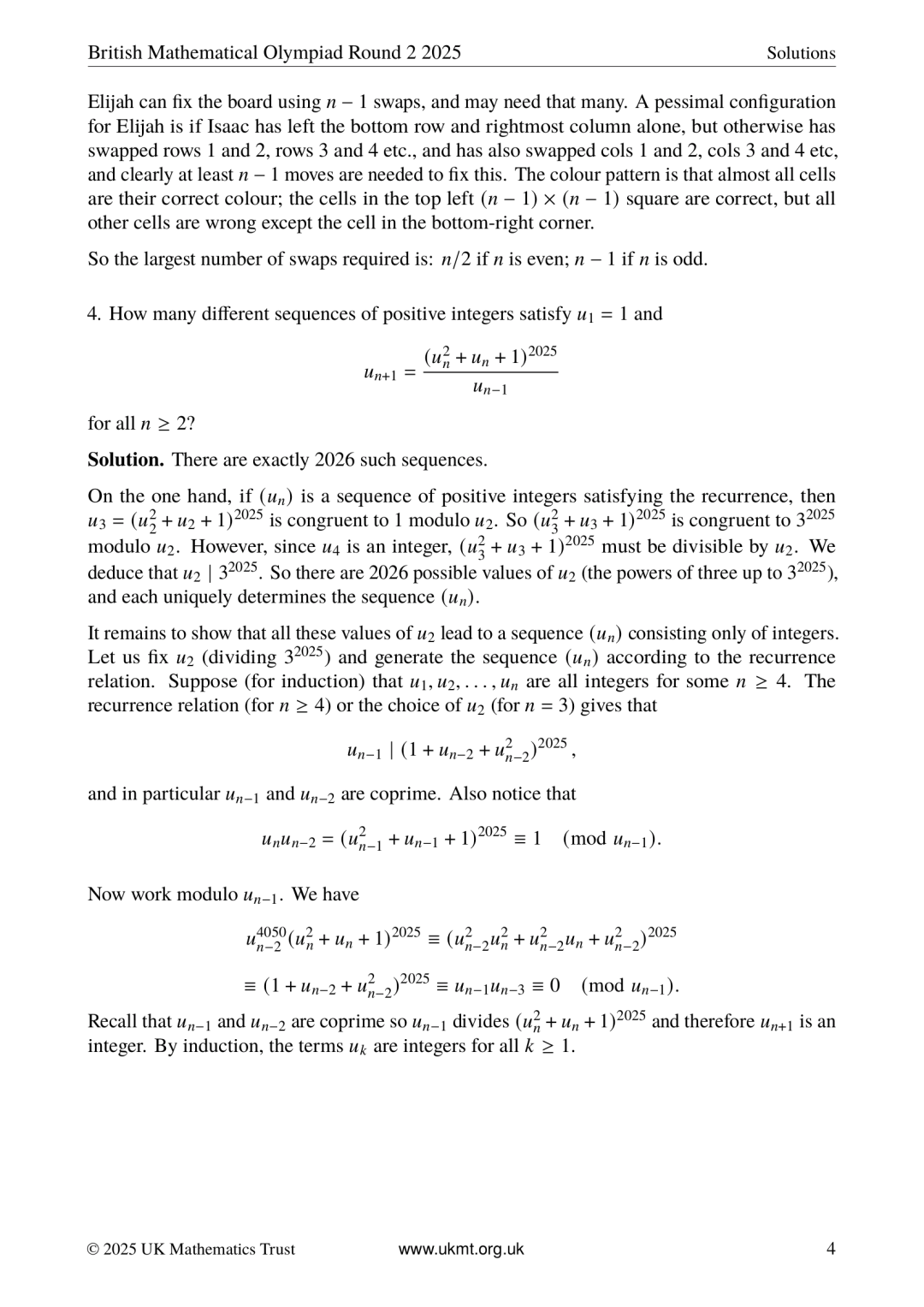 2025年英国奥数竞赛BMO2真题及答案出炉_数学_ukmt_年级