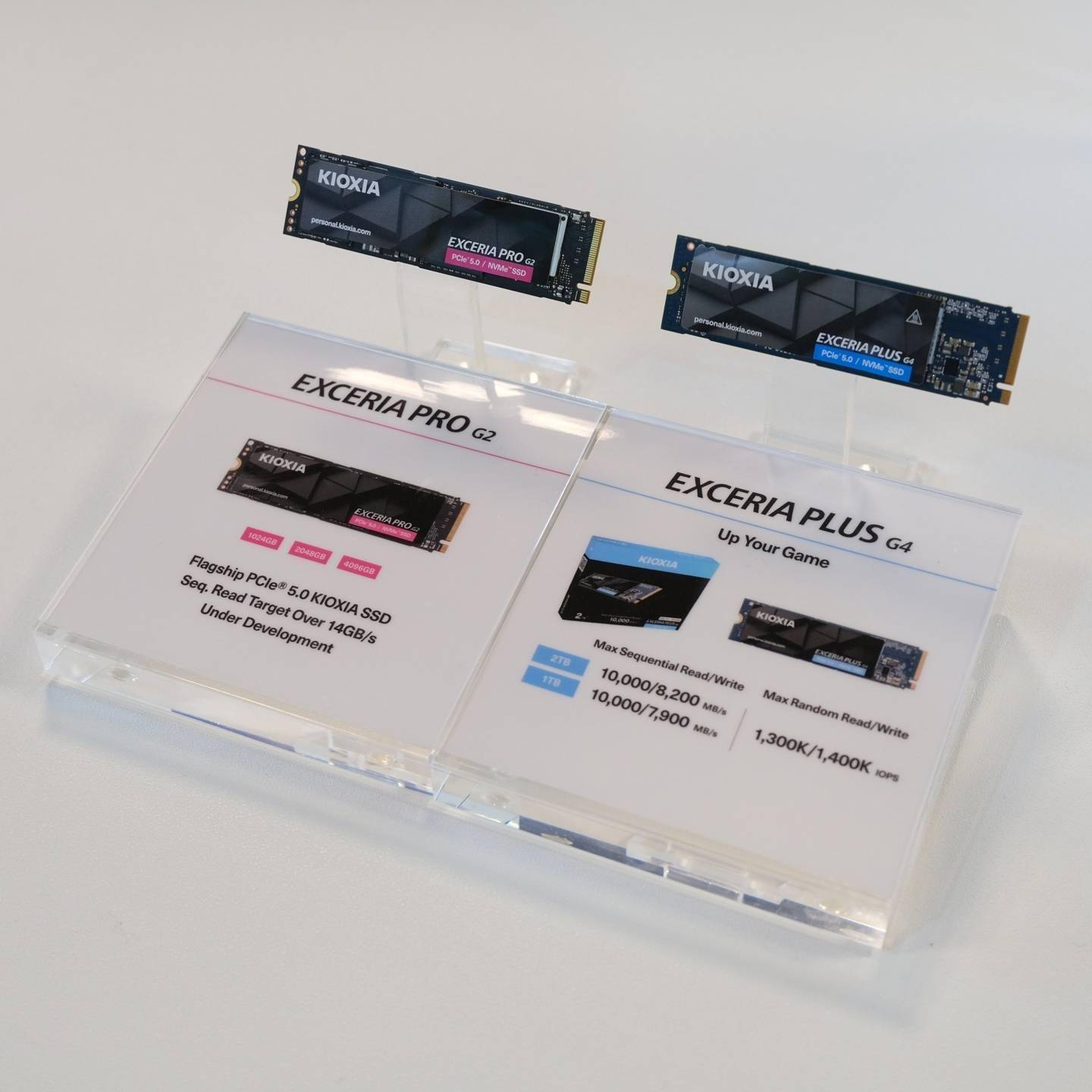 铠侠EXCERIA PRO G2 SSD亮相：旗舰级PCIe 5.0，读取速度超14GB/s_microSD_存储_硬盘