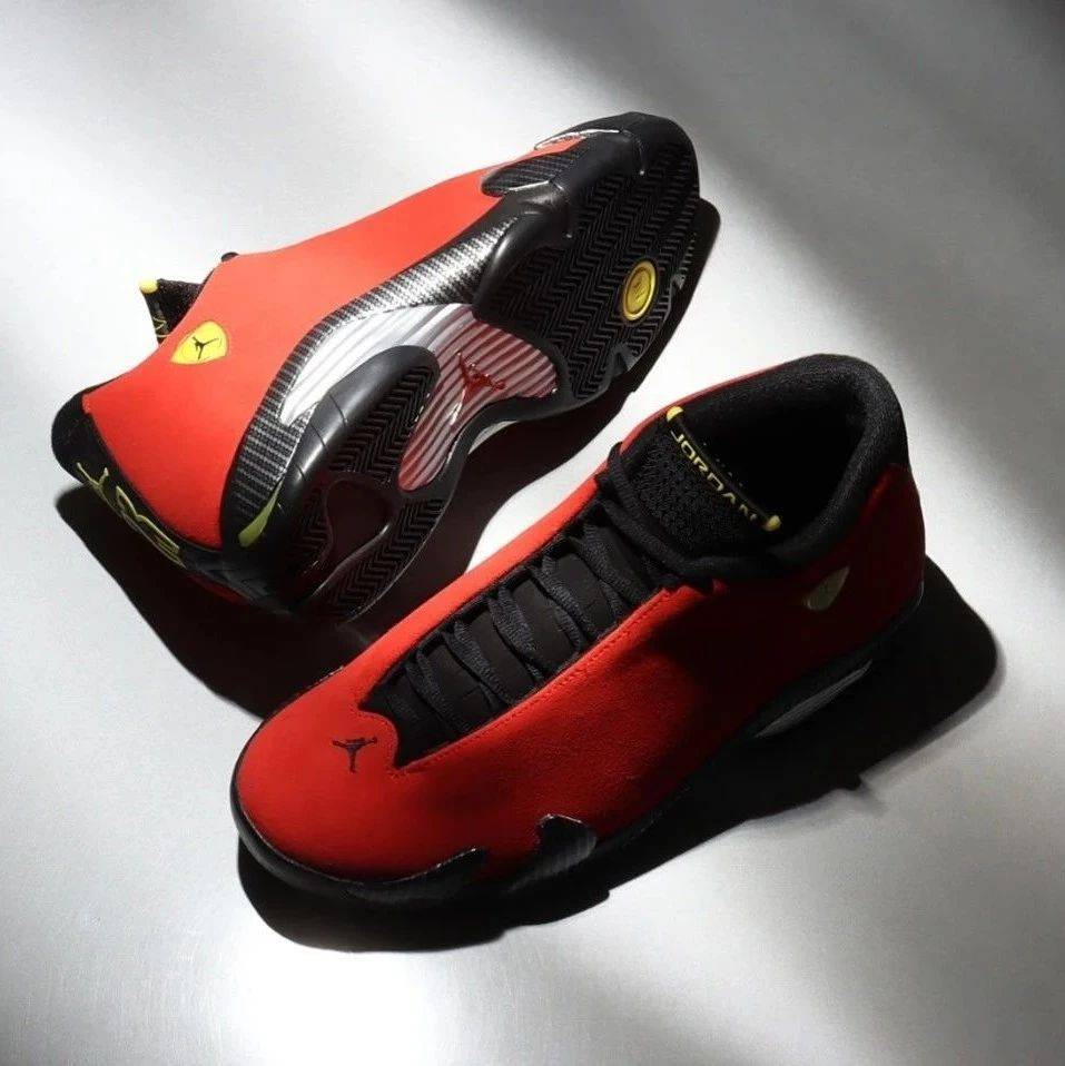 熟悉的那一抹红！法拉利 AJ14 实物美图来了！_Jordan_Air_Ferrari