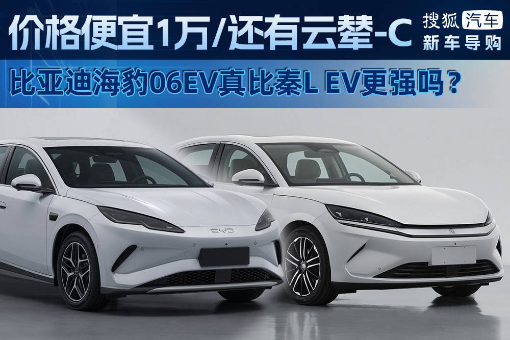 比亚迪海豹06EV与秦L EV对决，性价比王者究竟花落谁家？_搜狐汽车_搜狐网