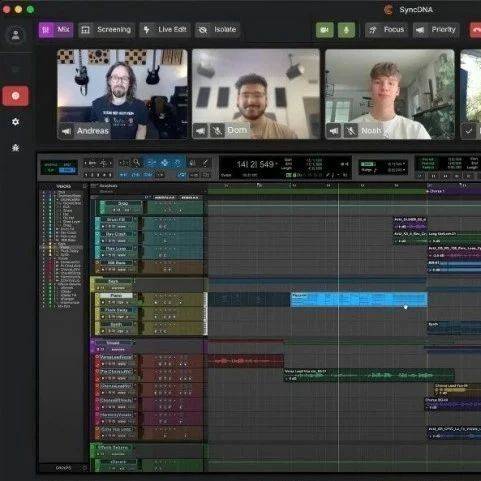 Synchronicity Media 发布 DAW 远程协作软件 SyncDNA SONIC_音频_混音_格式