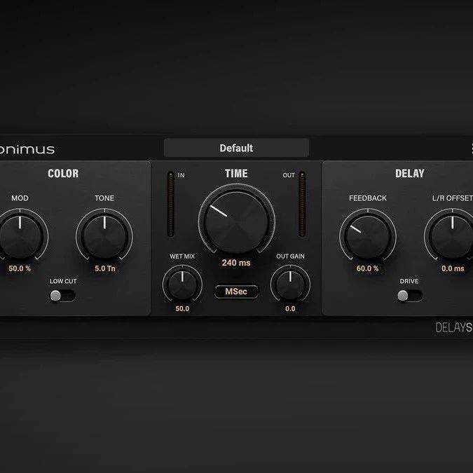 Sonimus 发布免费磁带延迟效果插件 DelaySon_模拟_声音_经典