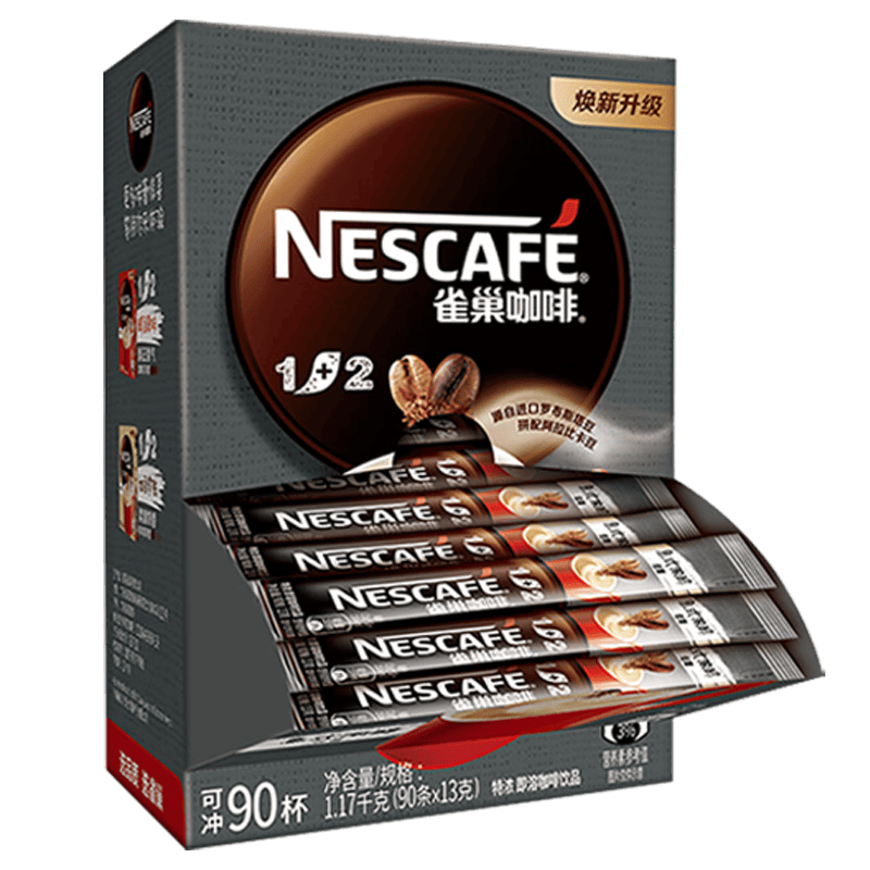 享受每一杯：雀巢速溶咖啡带来的低糖健康体验_饮品_生活_三合一